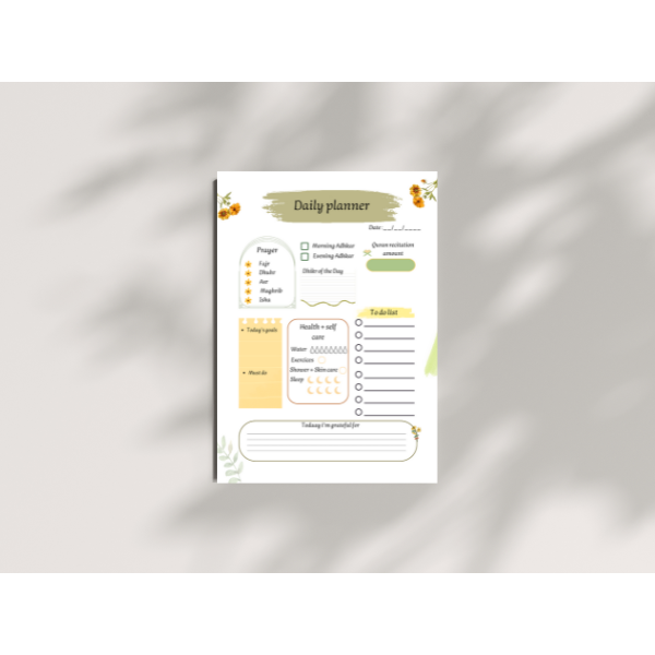 Daily planner (Muslim version)