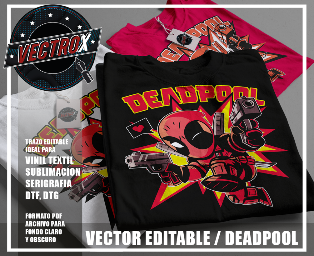 Vector Editable - Deadpool