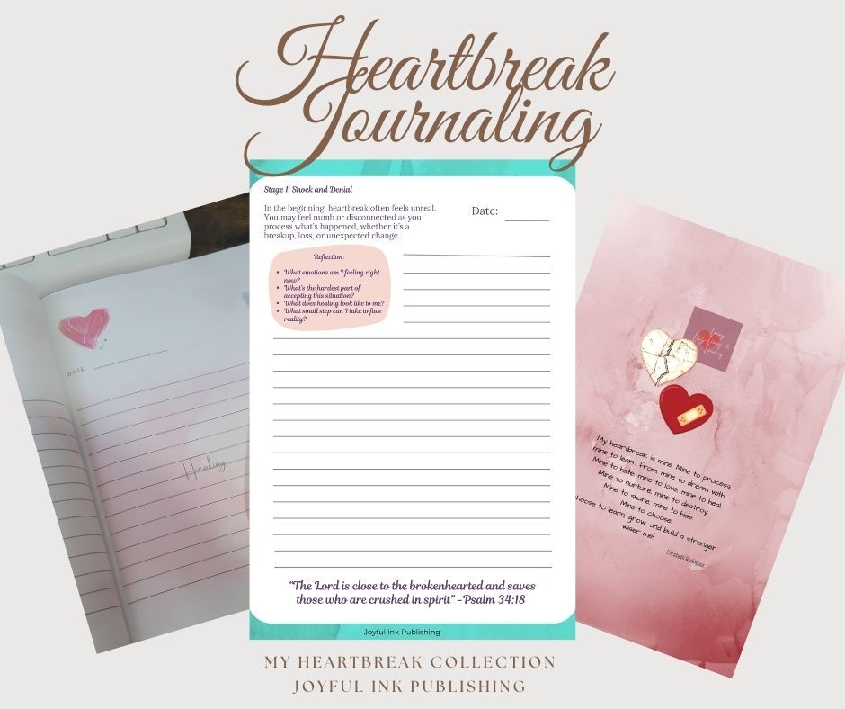 Healing Through Journaling: An 8-Page Guided Workbook for Heartbreak ...
