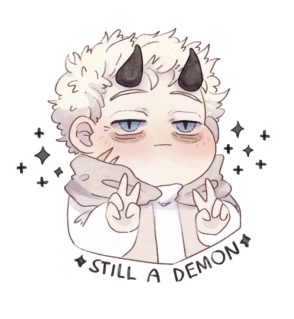 [Digital Art] Demon Aziraphale