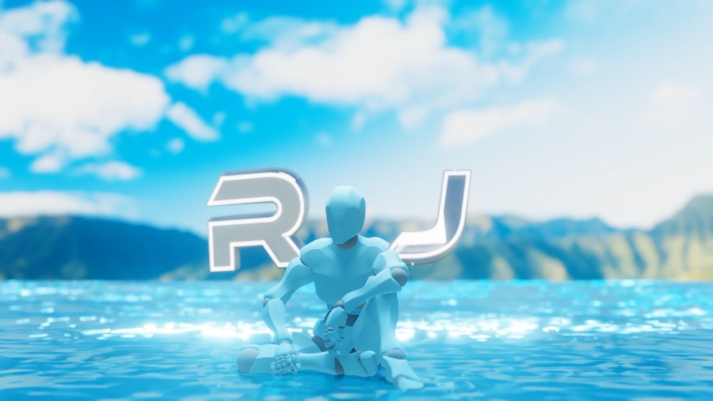 Beautiful Water Scene Animation