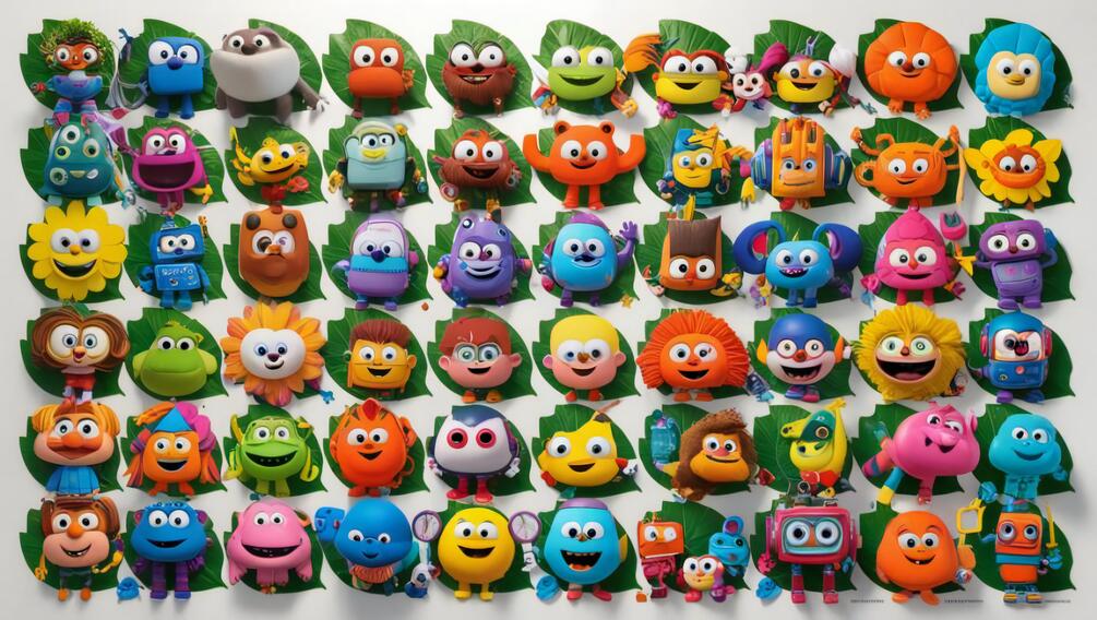 500 animals stickers