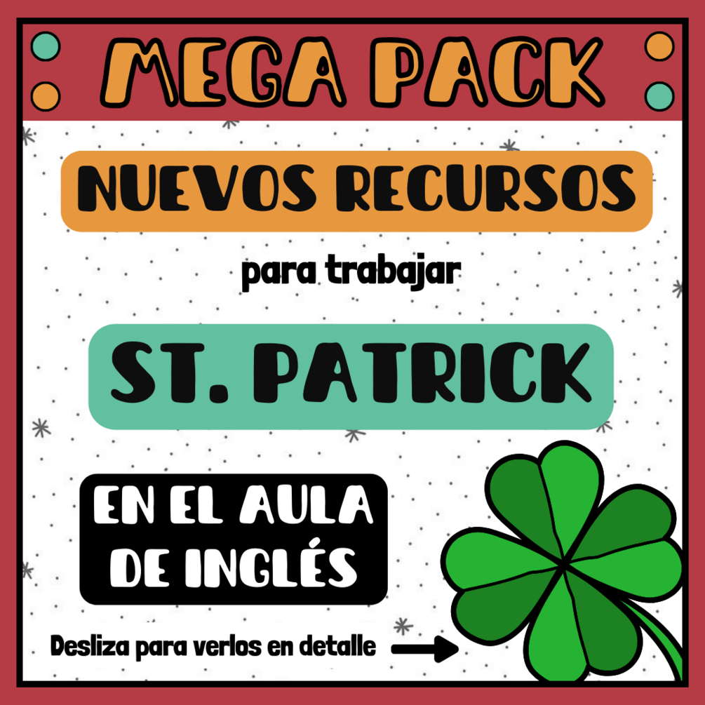 MEGA PACK ST PATRICK'S DAY (NUEVOS RECURSOS + PLANNING)