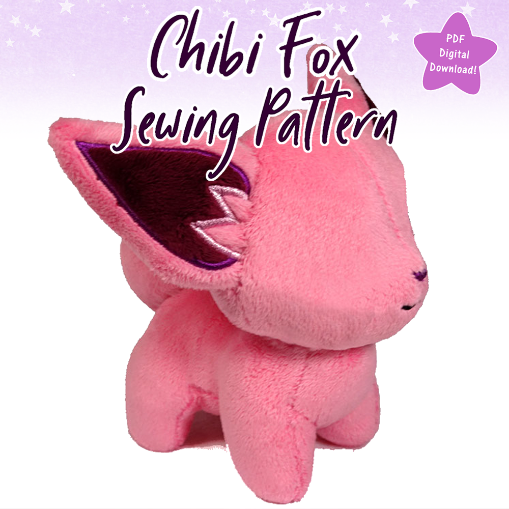 PDF Sewing Pattern- Chibi Fox