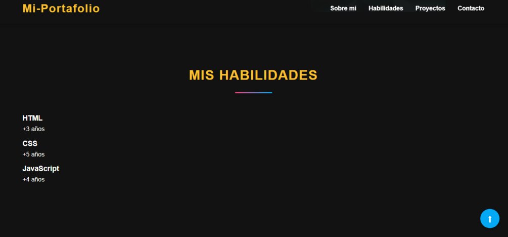 Portafolio personal - moderno