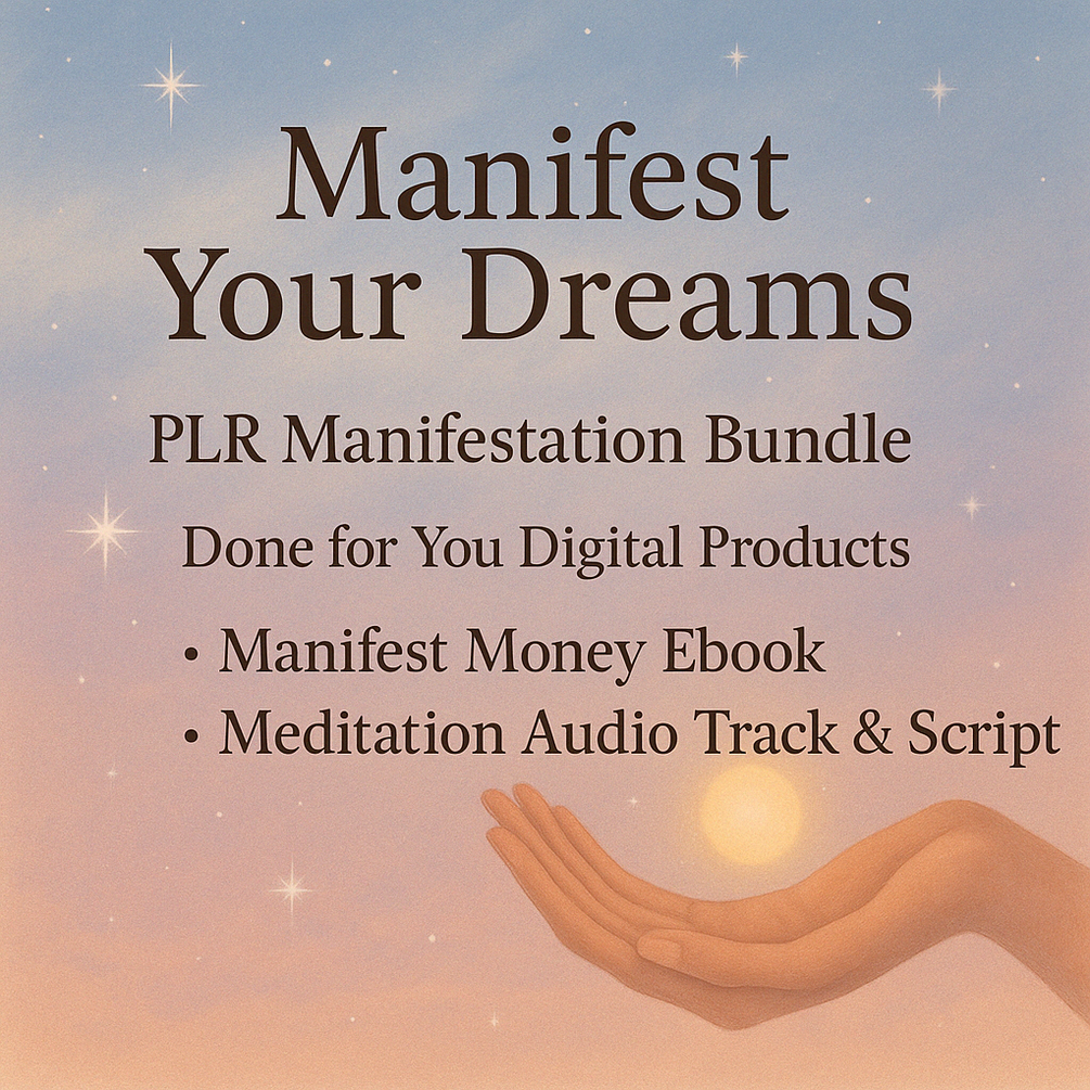 Manifest Your Dreams – PLR Manifestation Bundle