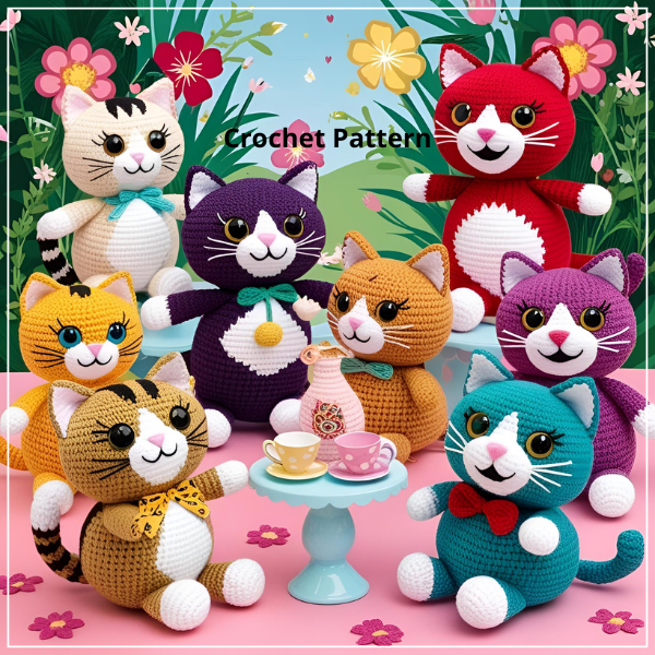 Cats in Stitches: A Beginner’s Guide to Crochet Cat Toys