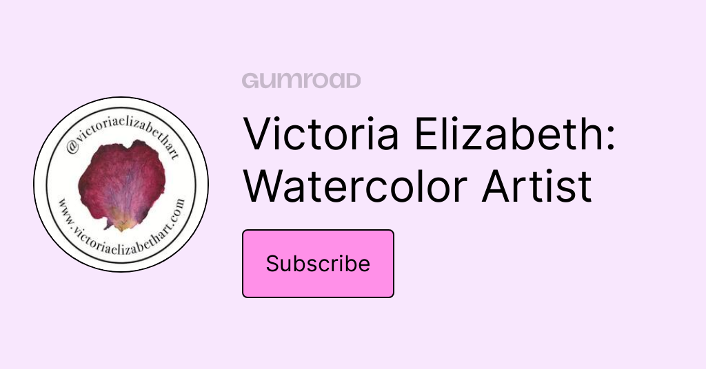 Victoria Elizabeth: Watercolor Artist