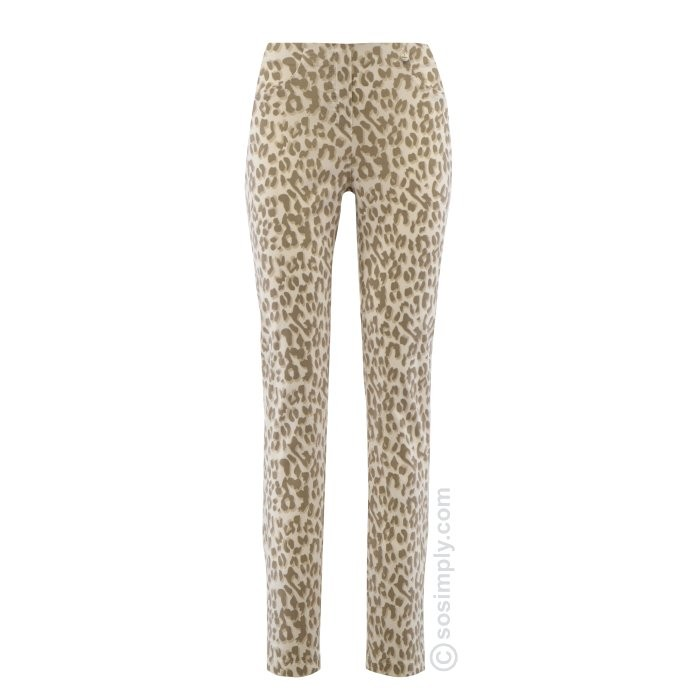 Bella F/L Leopard Print Beige