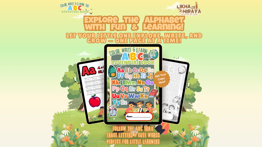 Color, Write & Learn: ABC Adventure – Kids Tracing Book | Busy Book ...