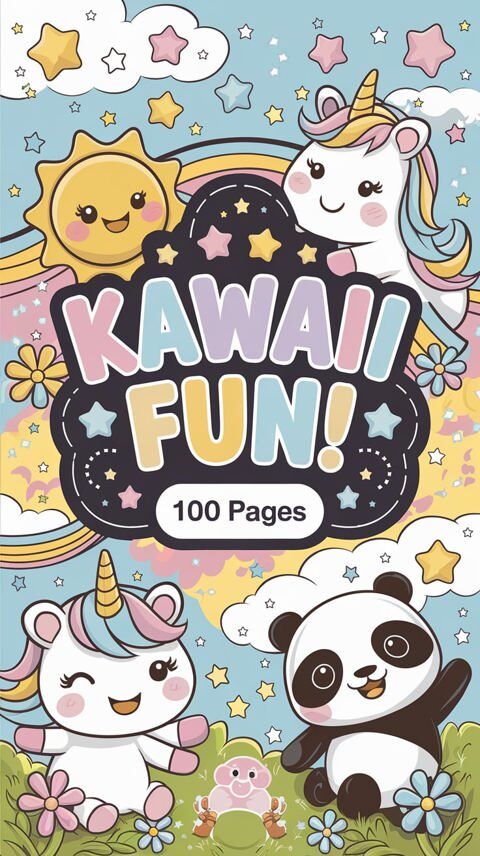 Kawaii Activity Book: 100 Pages of Fun for Kids! PDF