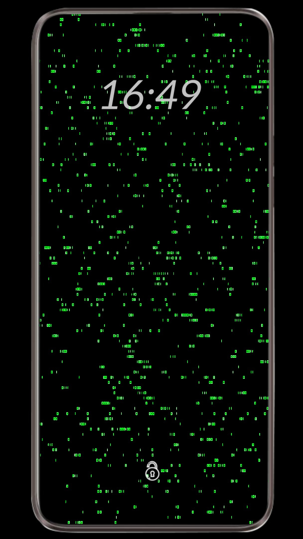 Horizontal binary lines live wallpaper 14