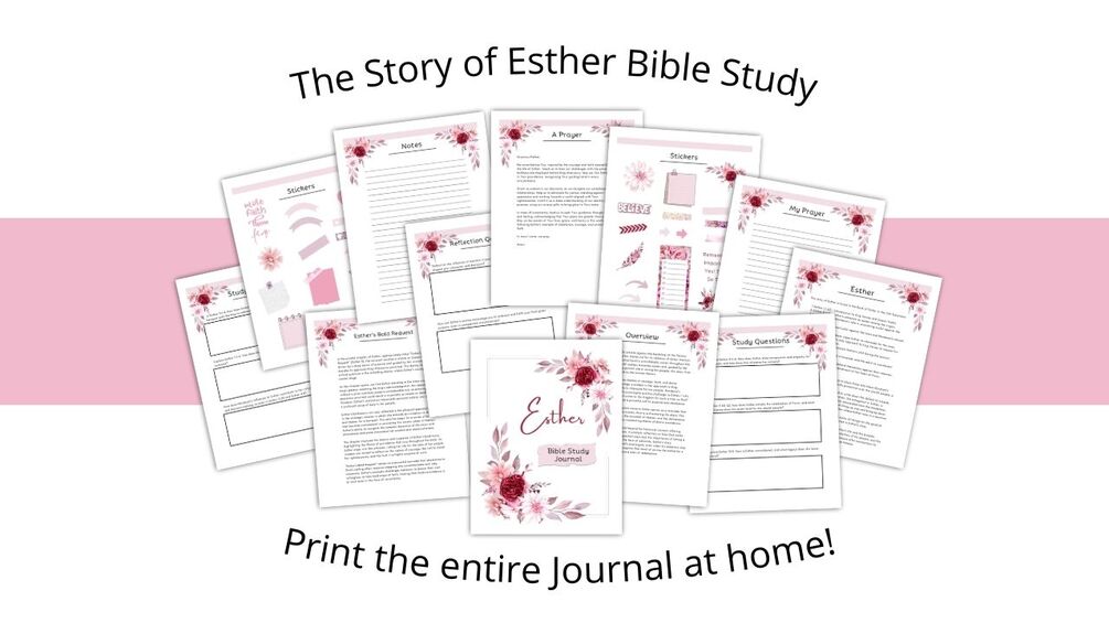 Printable Character Bible Study Journal Bundle 3
