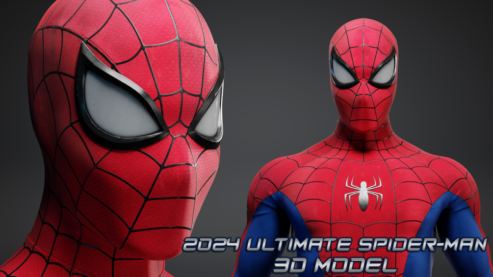 Hyperreal Spider-Man 98 3D Model