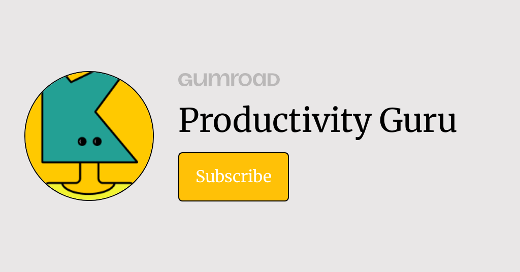 Productivity Guru