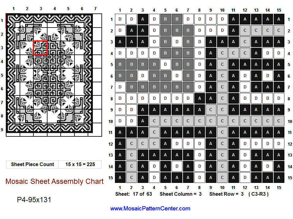 P4-95x131 Mosaic Pattern Guide