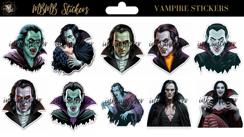 Vampire Stickers