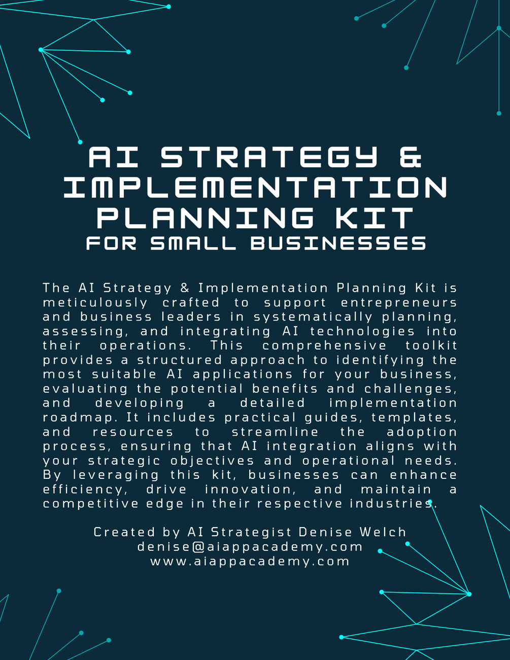 AI Strategy & Implementation Planning Kit for Small Businesses