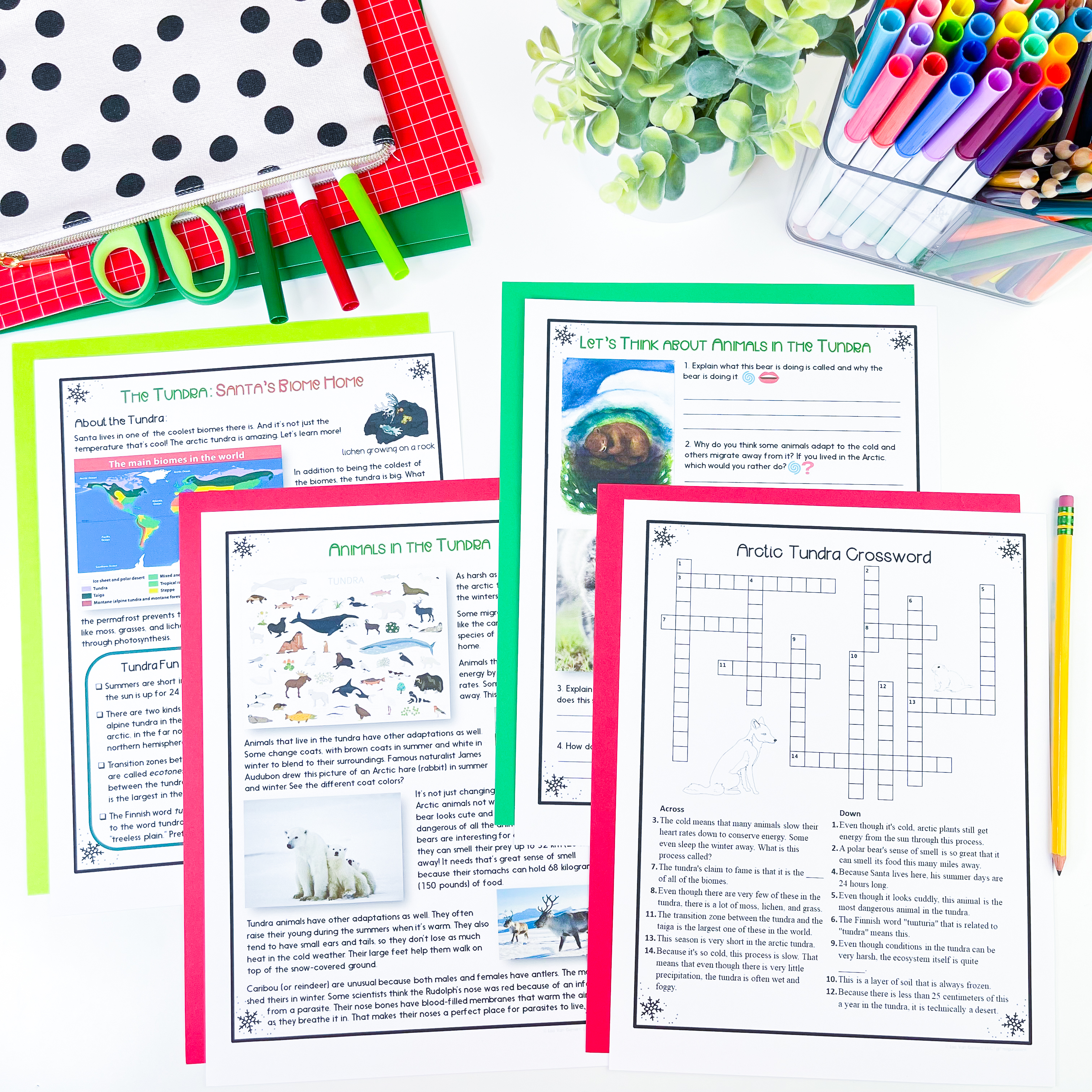 Depth and Complexity Low-Prep Christmas Activity Pack