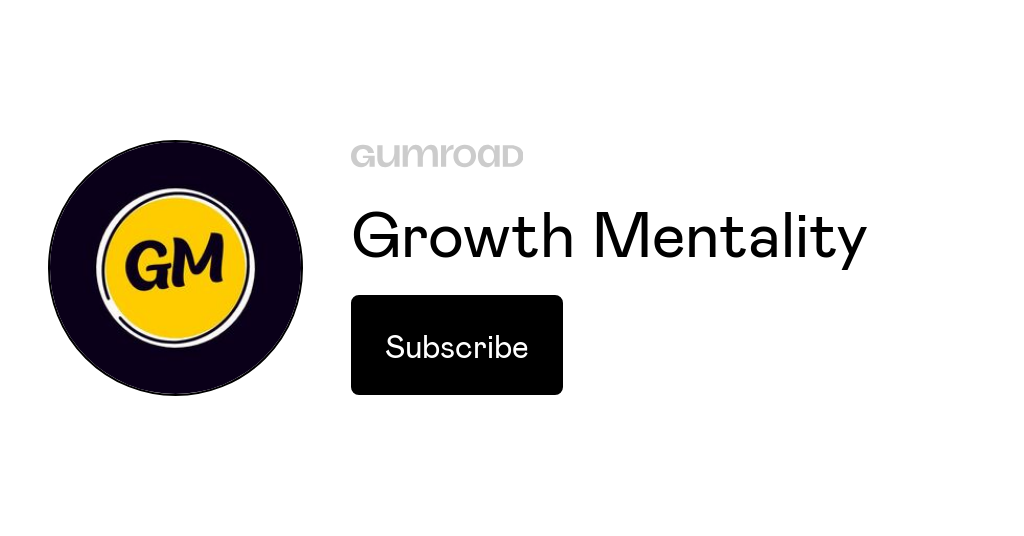 Growth Mentality