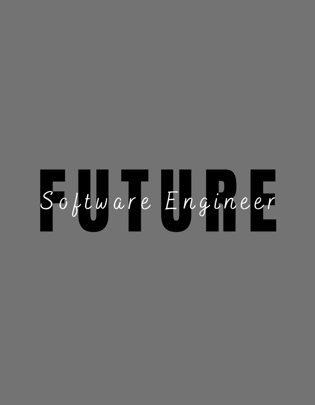 Future Software Engineer T-Shirt Design | Digital Download | PNG Transparent