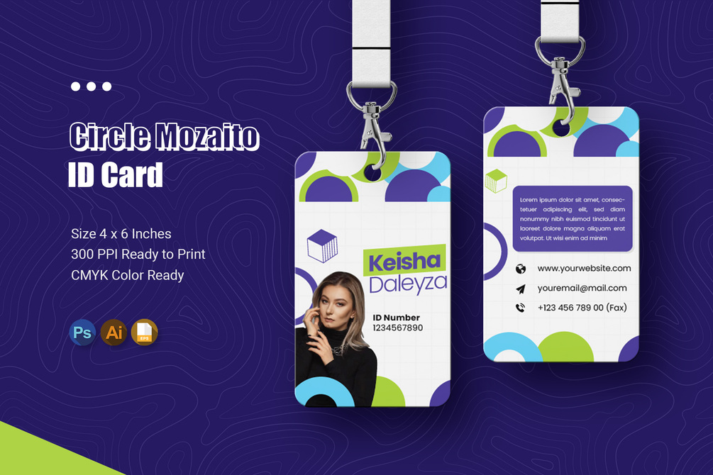 Circle Mozaito ID Card