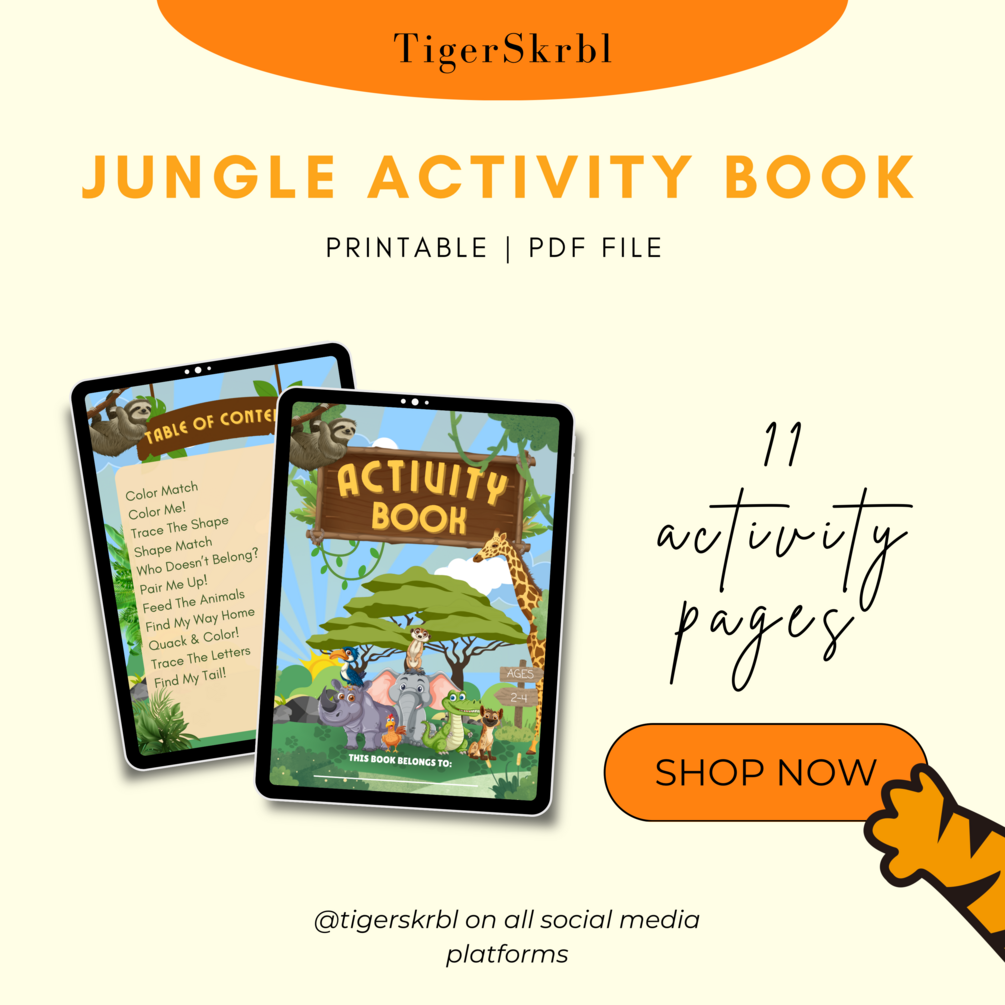 Jungle Activity Book