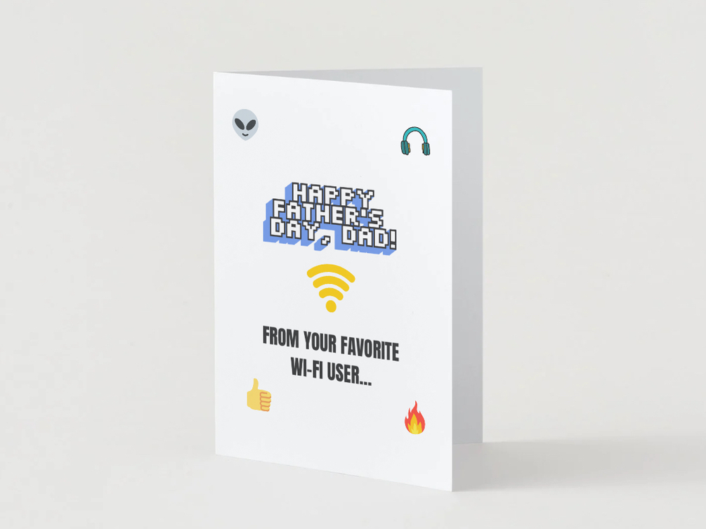 Funny Father’s Day Card from Gen Alpha – Wi-Fi, Netflix, TikTok ...