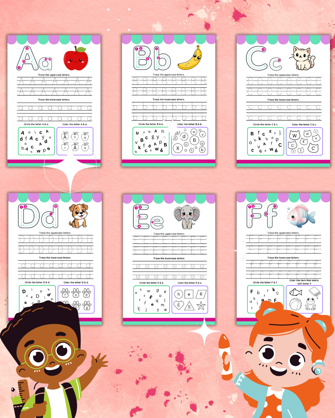Alphabet Tracing Worksheets – Fun & Engaging Handwriting Practice for Kids