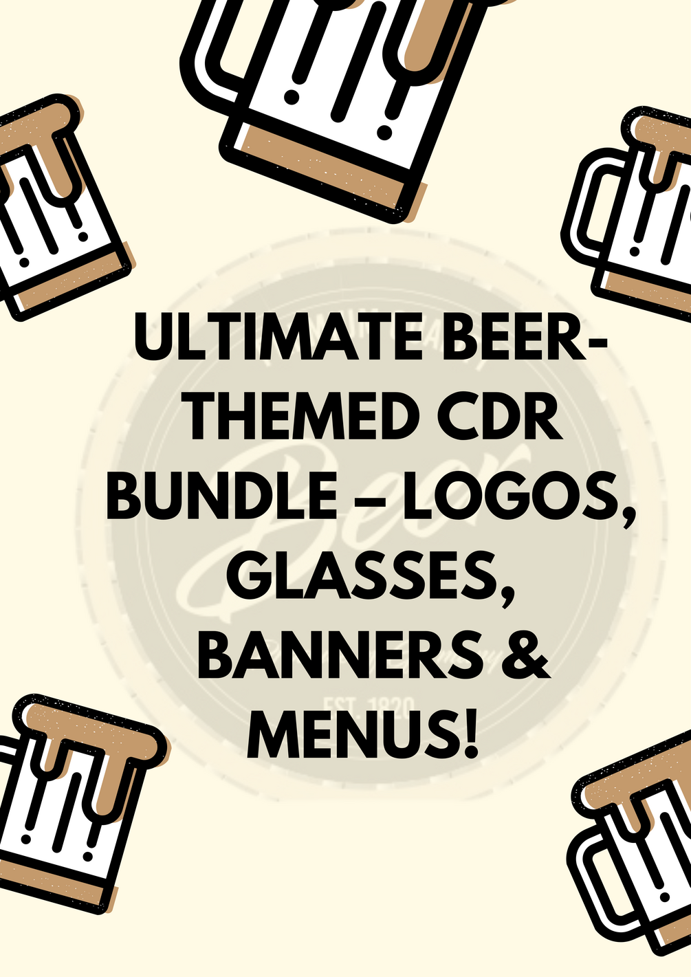 🍺 The ULTIMATE Beer Design Bundle – Pour Your Creativity! 🍺