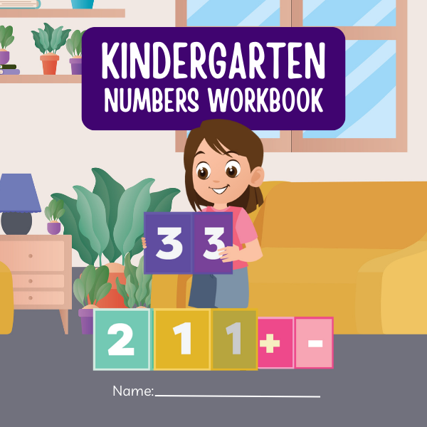 Numbers Fun! Kindergarten Math Workbook