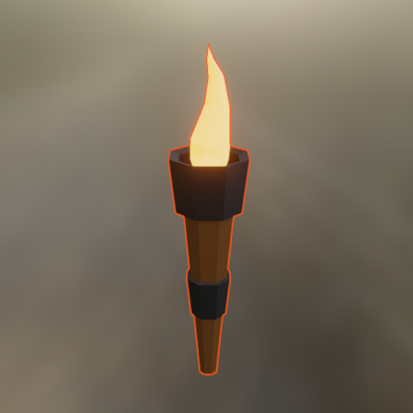 Lowy Poly Torch
