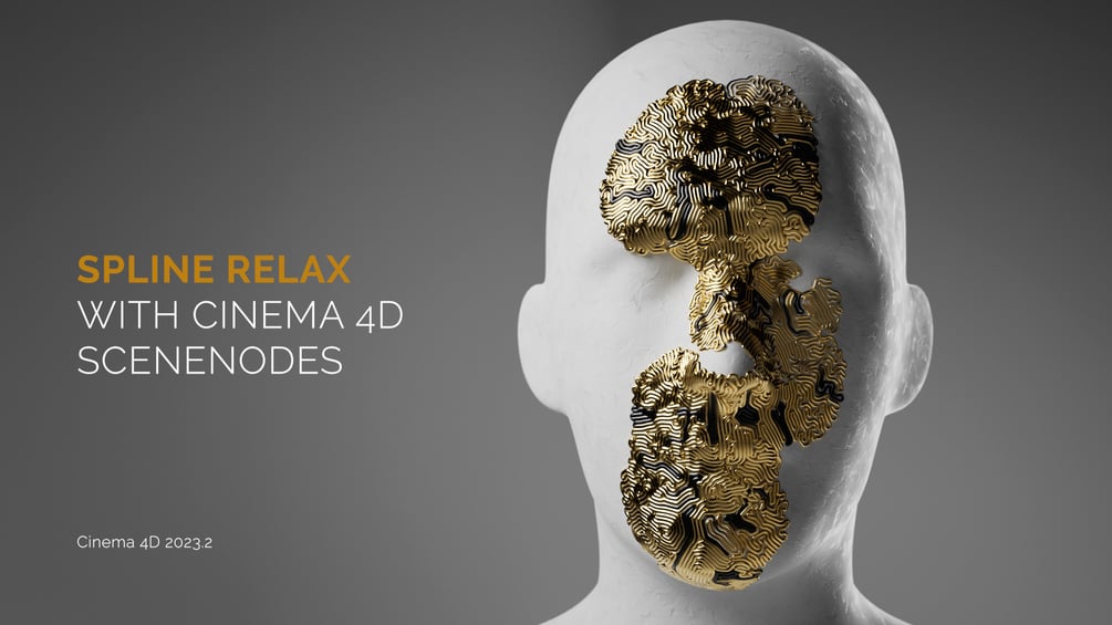 A Spline-Relax Solver with Cinema 4D Scene Nodes.