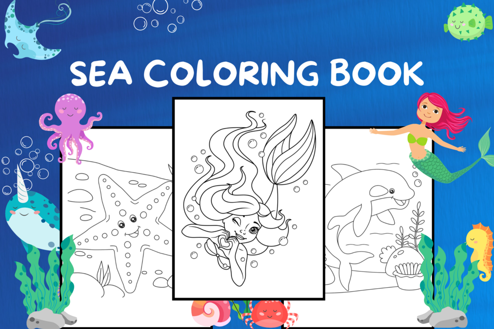 Sea Coloring Book