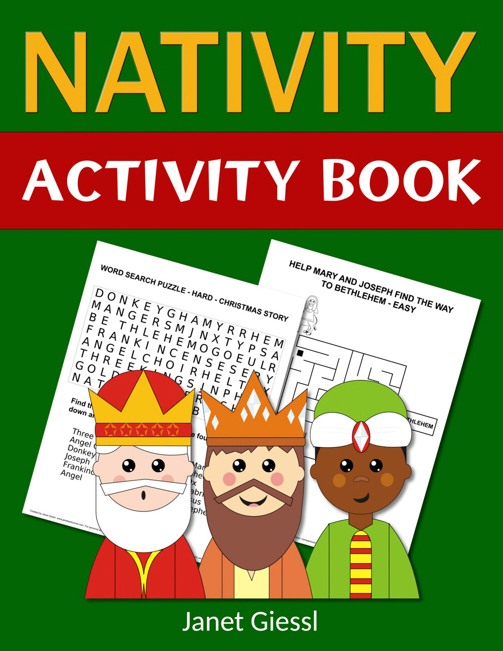 Nativity Activity Book - Personal and Educational Use