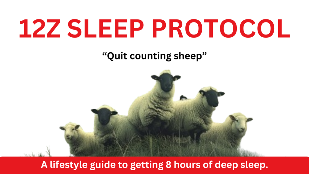12Z Sleep Protocol: The Lifestyle Guide to getting 8 hours of Sleep