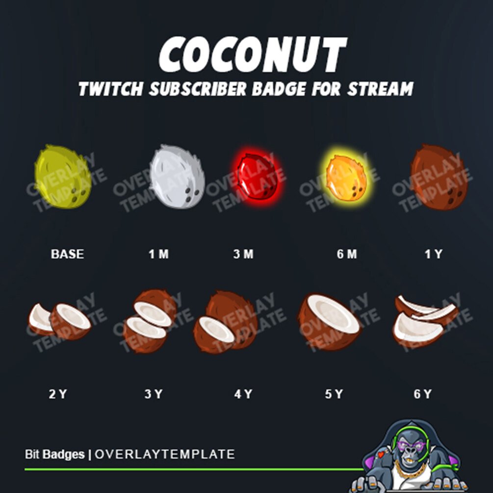 Coconut – Bit Badges