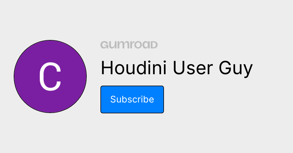 Houdini User Guy