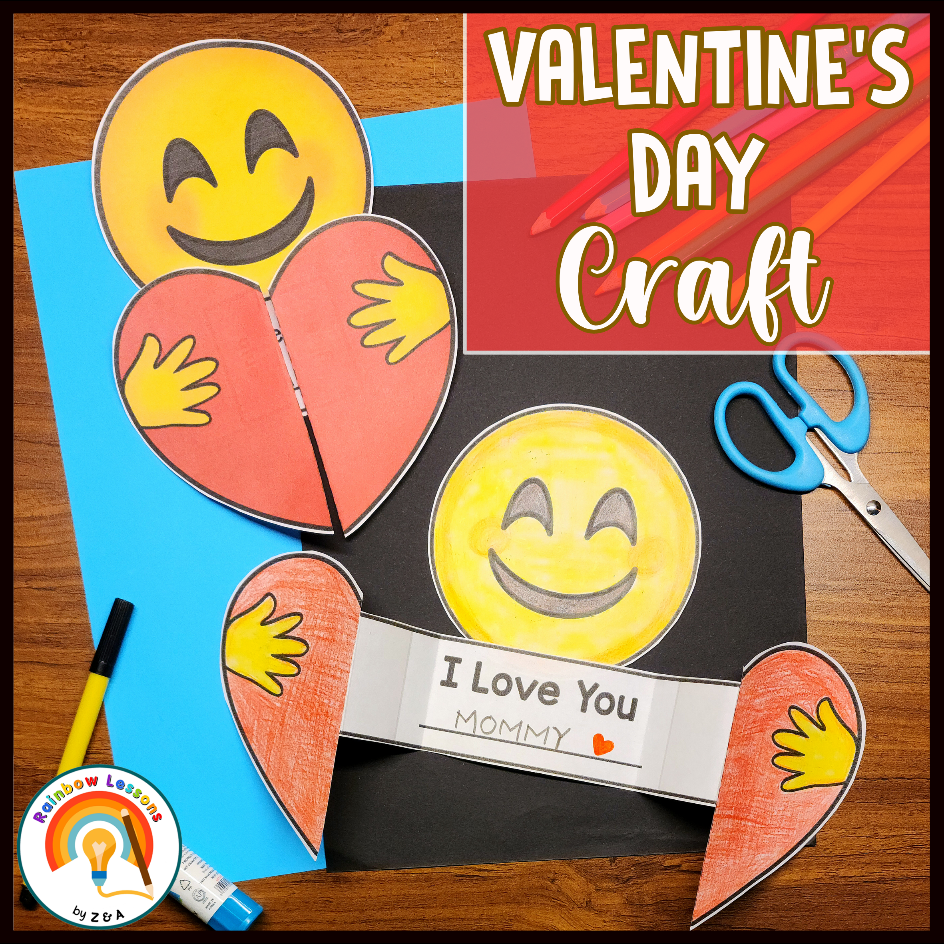 Valentines Day Craft | Valentines Day Craftivity | Valentines Day ...