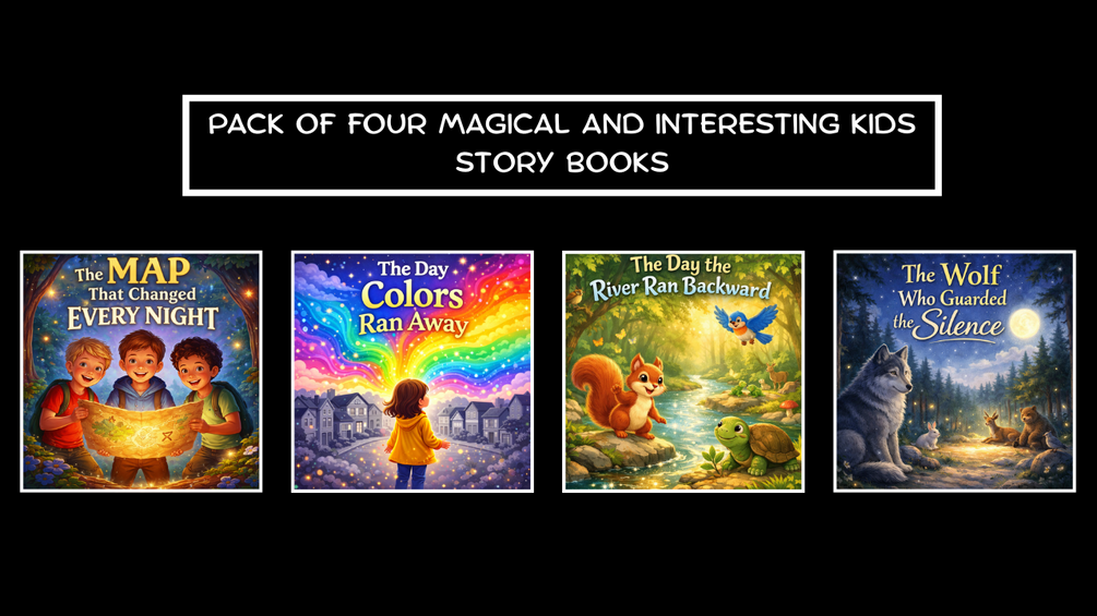 PACK OF FOUR MAGICAL AND INTERESTING KIDS STORY BOOKS