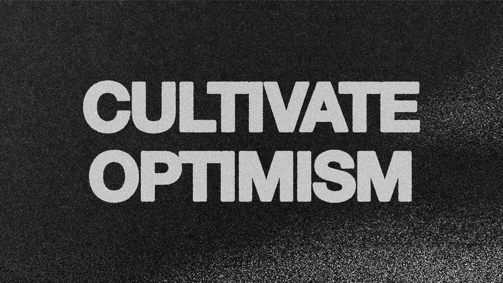 Cultivate Optimism Digital Poster