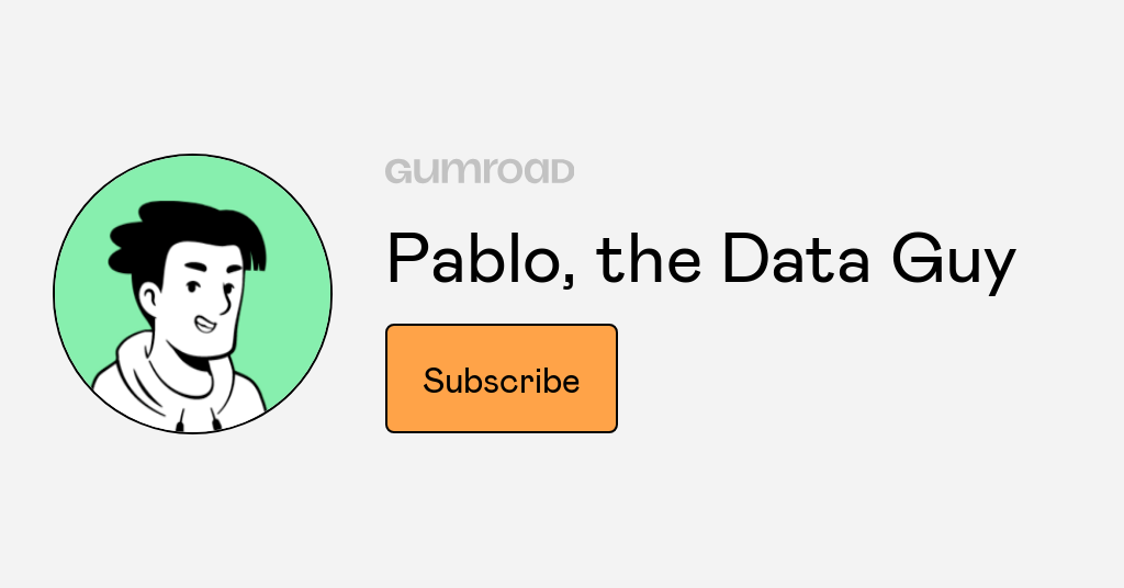 Pablo, the Data Guy