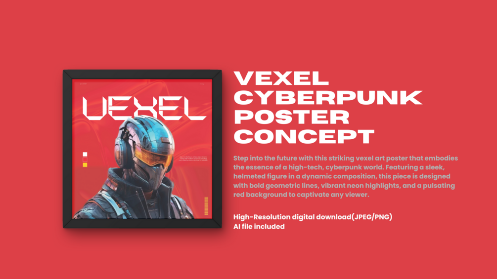 Vexel - Cyberpunk Poster Concept