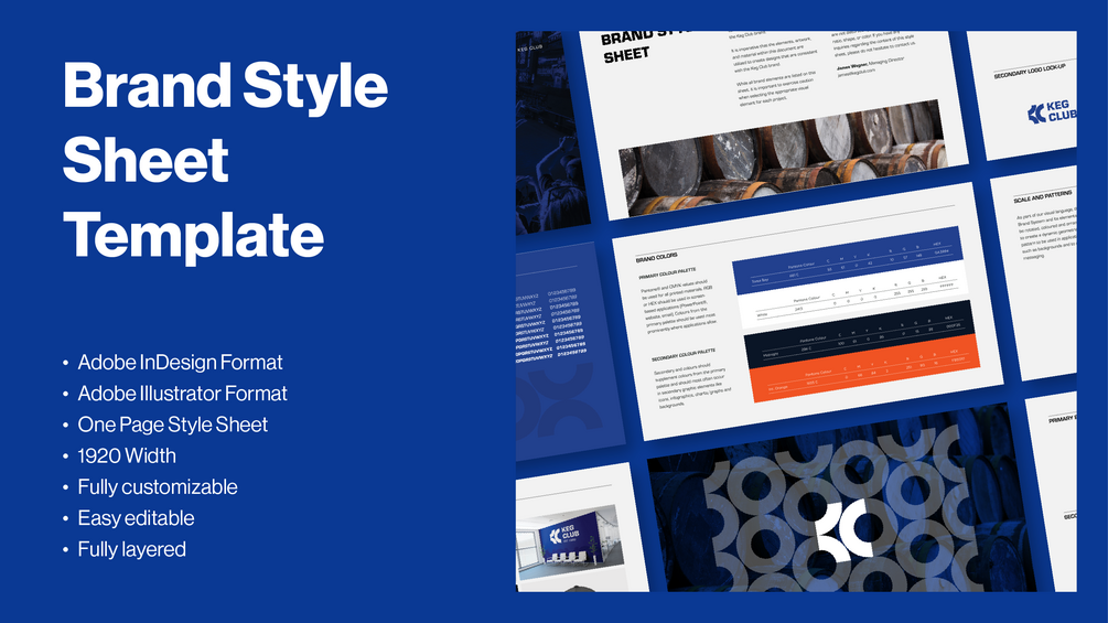 Brand Style Sheet Template