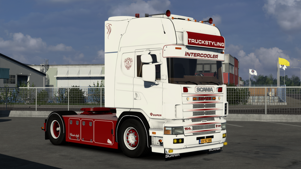 Scania 164L 580 Standalone skinnable ETS2