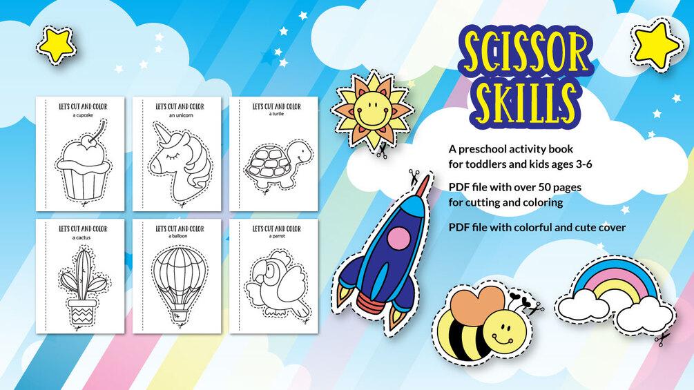 Scissor Skills Workbook