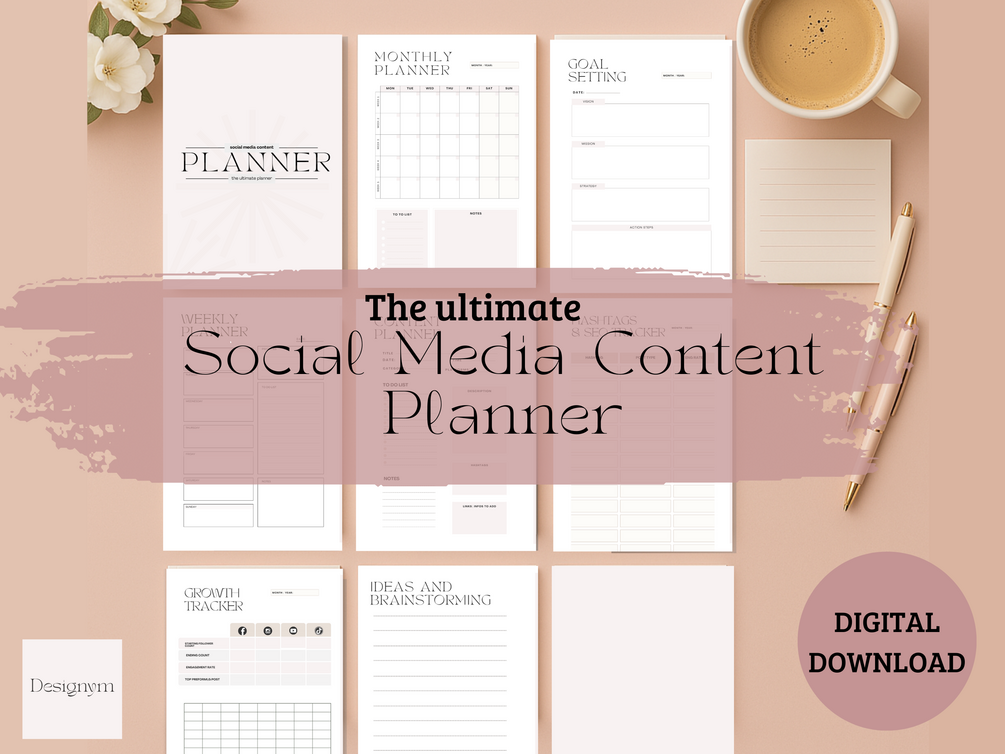 The Ultimate Content Creator Planner- Organize, Track & Grow Your ...