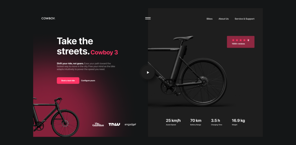 Cowboy® e-bike Concept