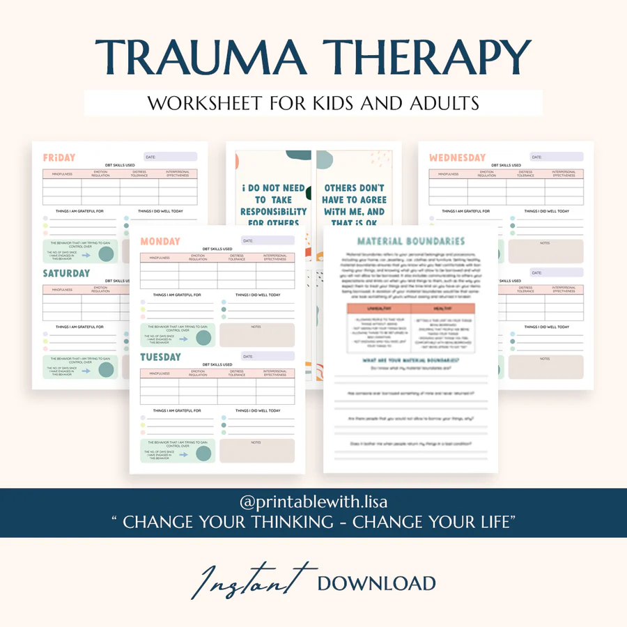 Therapy Worksheet 90% Off Bundle, Psychology Resources, Inner Critic ...