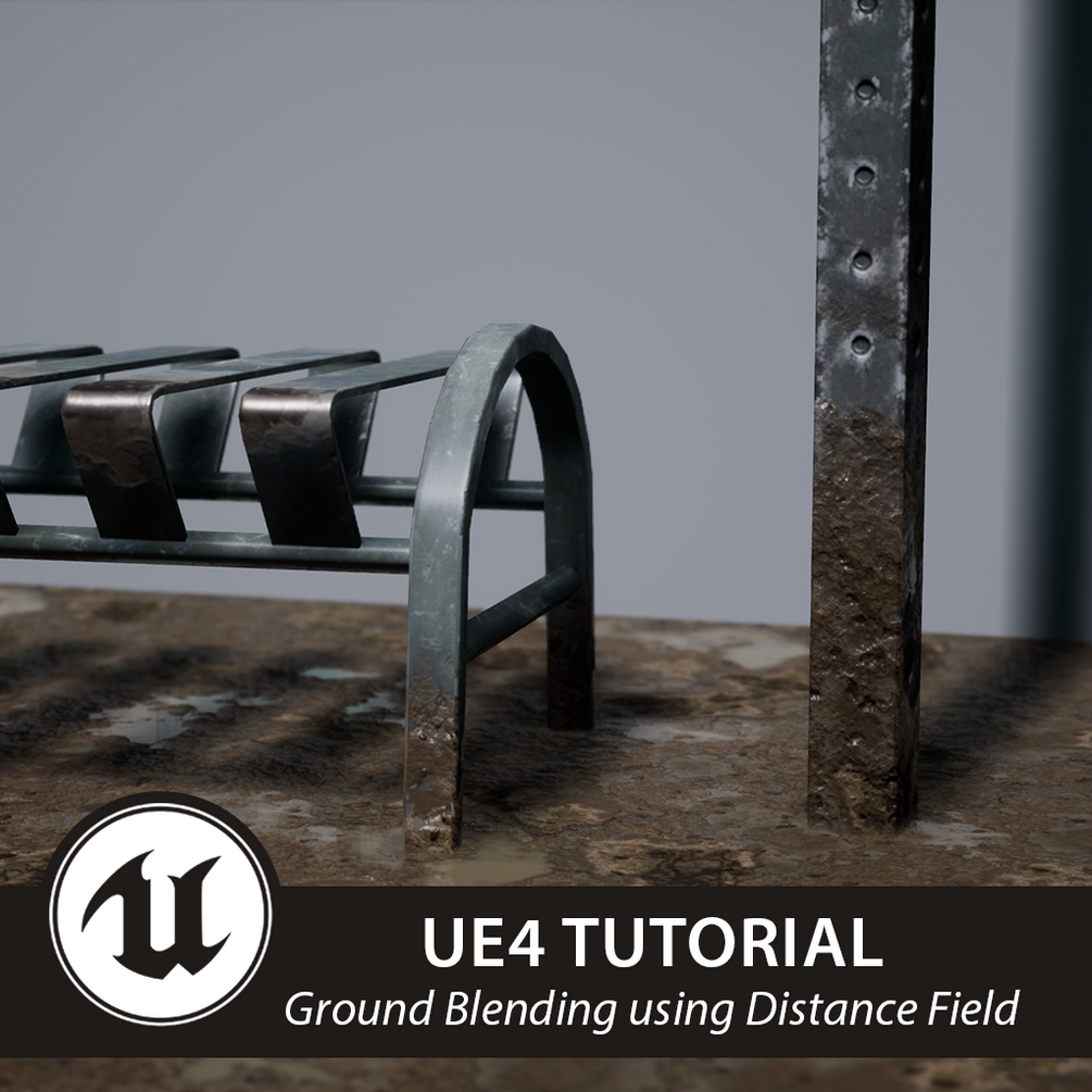 UE4: Distance Field Ground Blending Tutorial